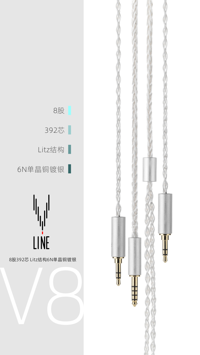 水月雨 LINE V/W 耳机升级线 | 水月雨 MOONDROP 官方网站